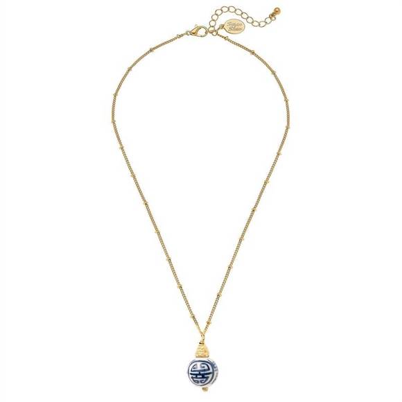 Susan Shaw | Jewelry | New Susan Shaw Womens Porcelain Bead Necklace In ...